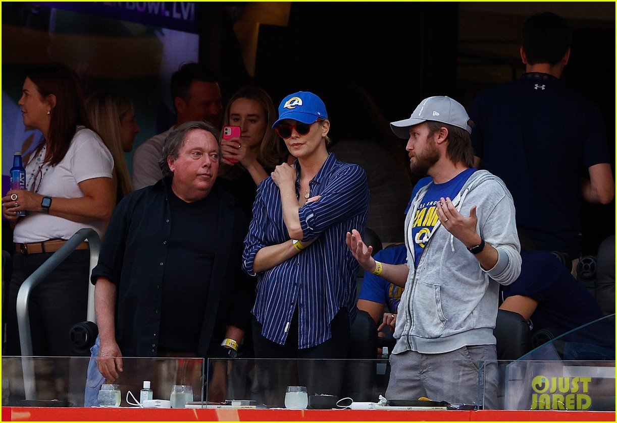 Charlize Theron Reveals the Identity of Her Super Bowl 'Mystery Man ...