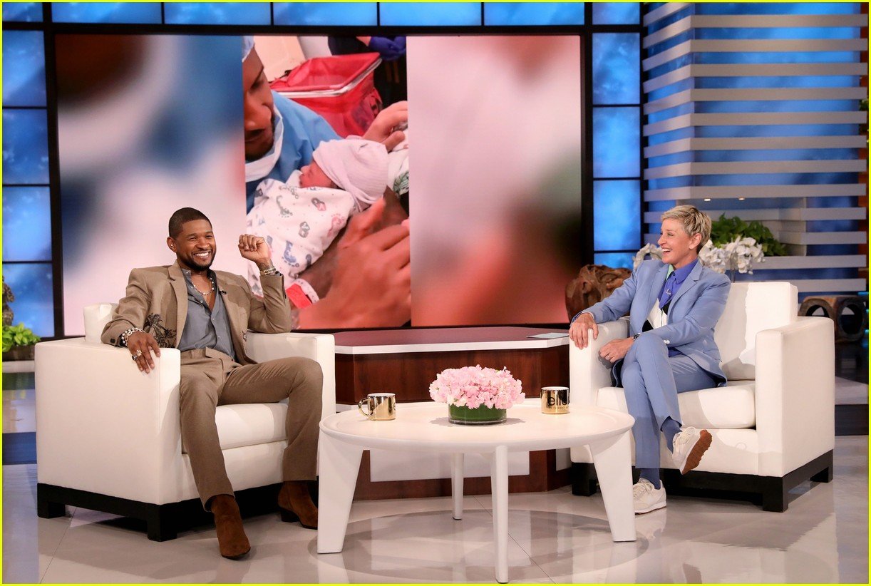 Usher Welcomed His Newborn Son Sire Playing 50 Cent's 'In Da Club ...