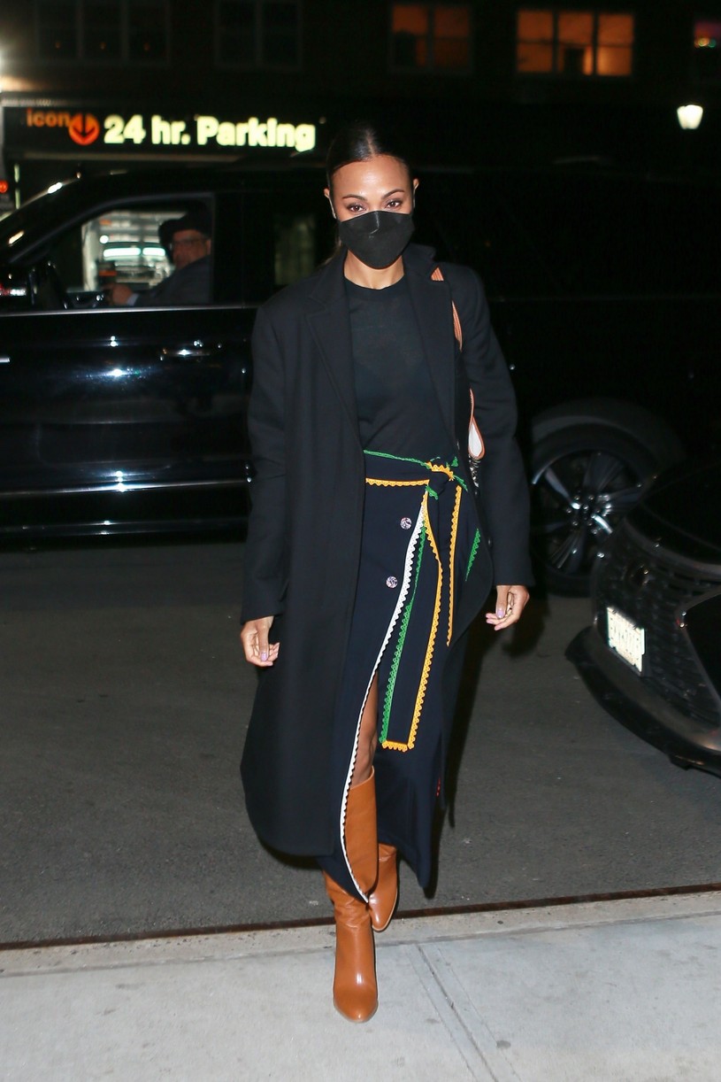 Zoe Saldana Had To Repost An Instagram After Getting In Trouble With ...