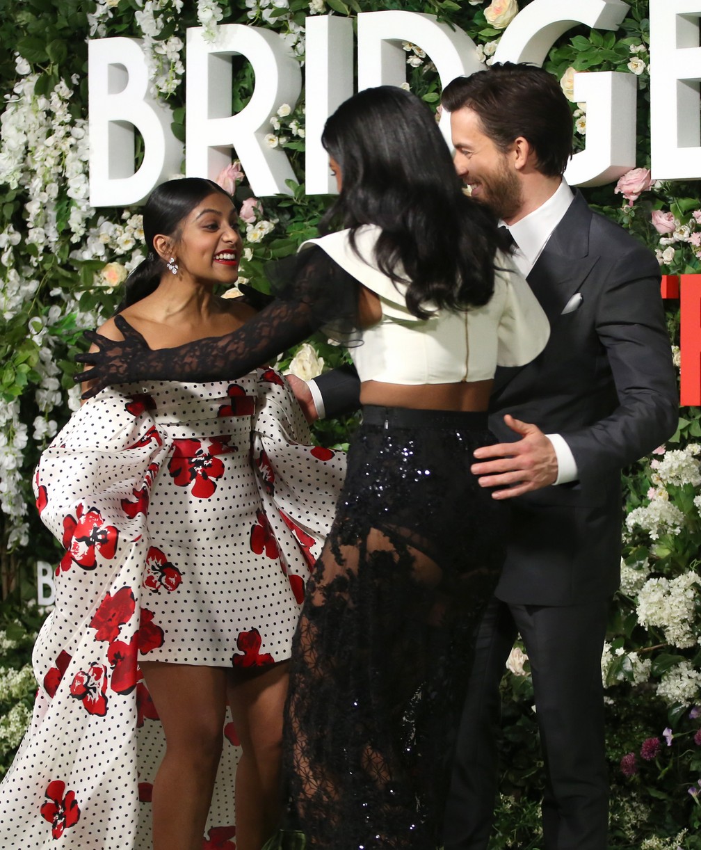 Jonathan Bailey, Simone Ashley & Charithra Chandran Have The Cutest ...