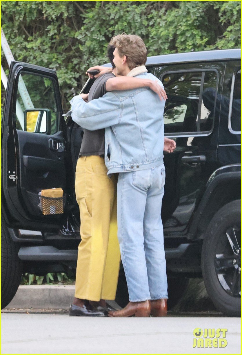 Austin Butler Does Double Denim While Hanging Out with a Friend in L.A ...