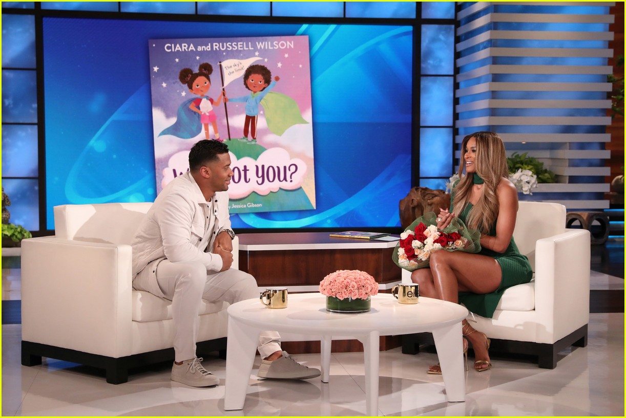 Russell Wilson Got Down on One Knee to Ask Ciara an Important Question on 'Ellen' (Video): Photo ...