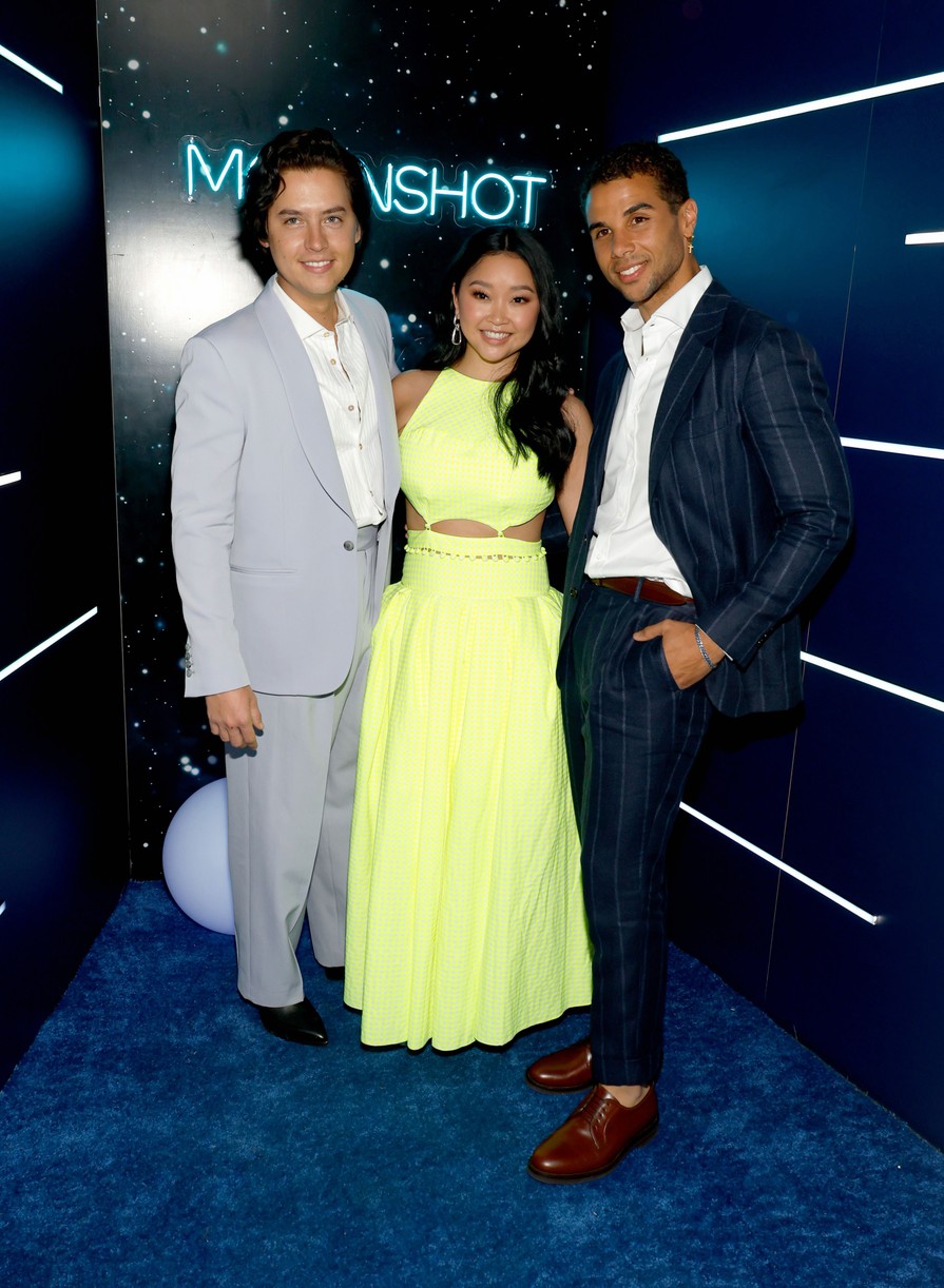 Cole Sprouse & Lana Condor Bring Their Partners To 'Moonshot' Premiere ...