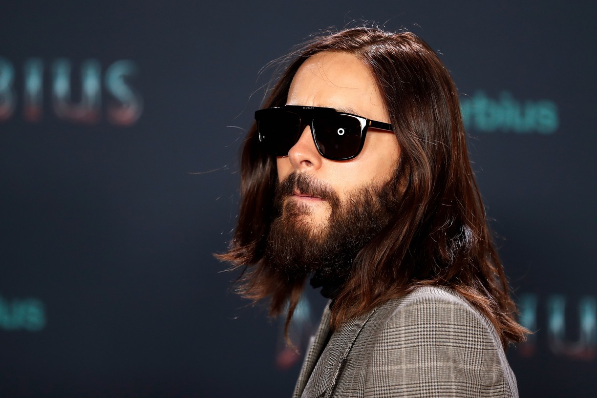 Photo: jared leto bright red gloves morbius berlin age quote magazine ...