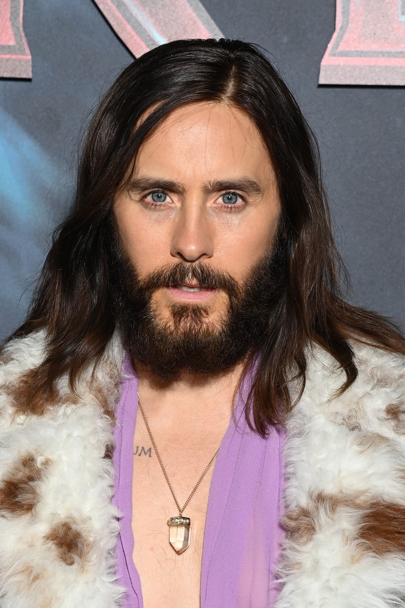 Jared Leto Wears An Animal Printed Fuzzy Coat To 'Morbius' Premiere in ...