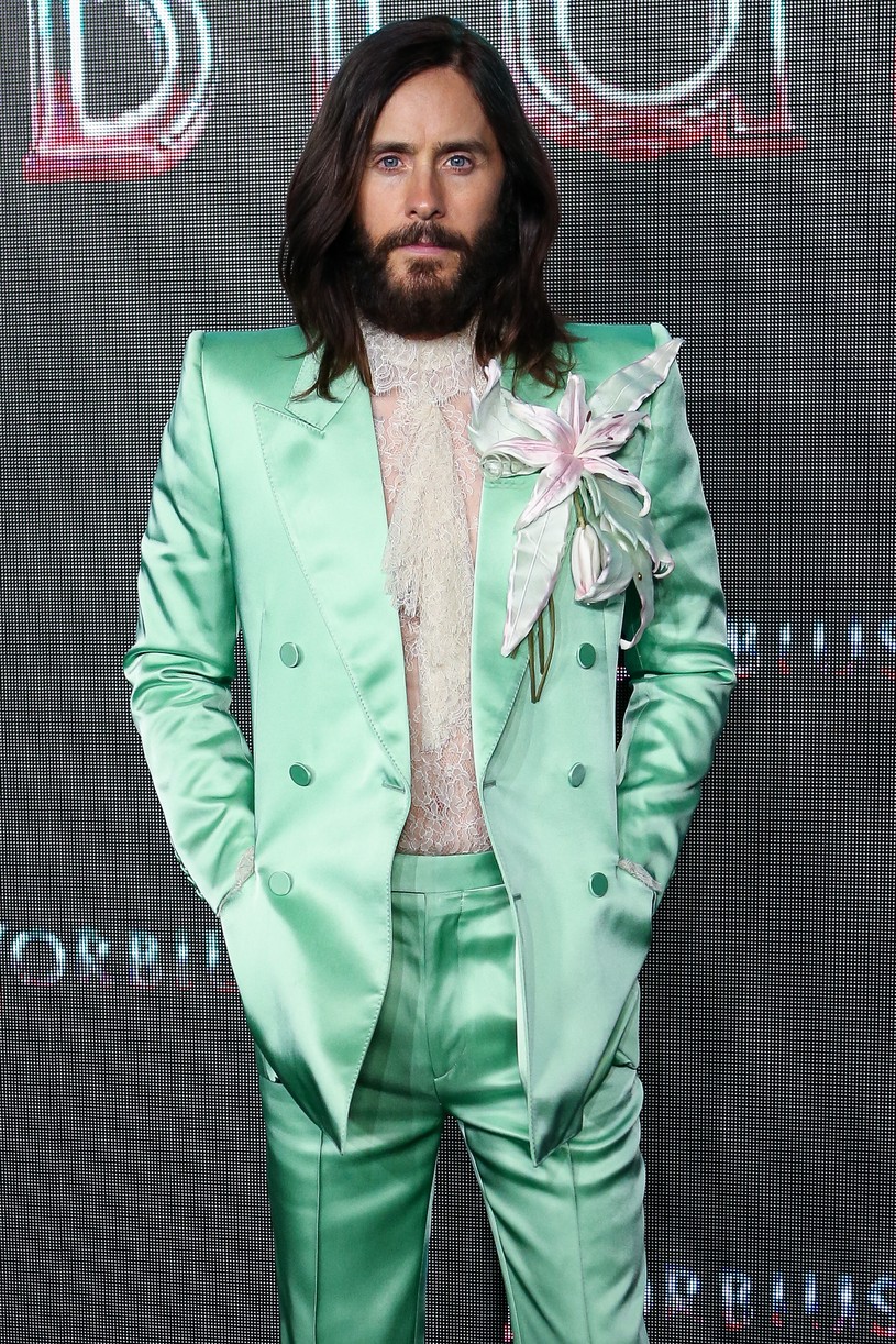 Jared Leto Wears Satin & Lace For 'Morbius' Madrid Premiere: Photo ...