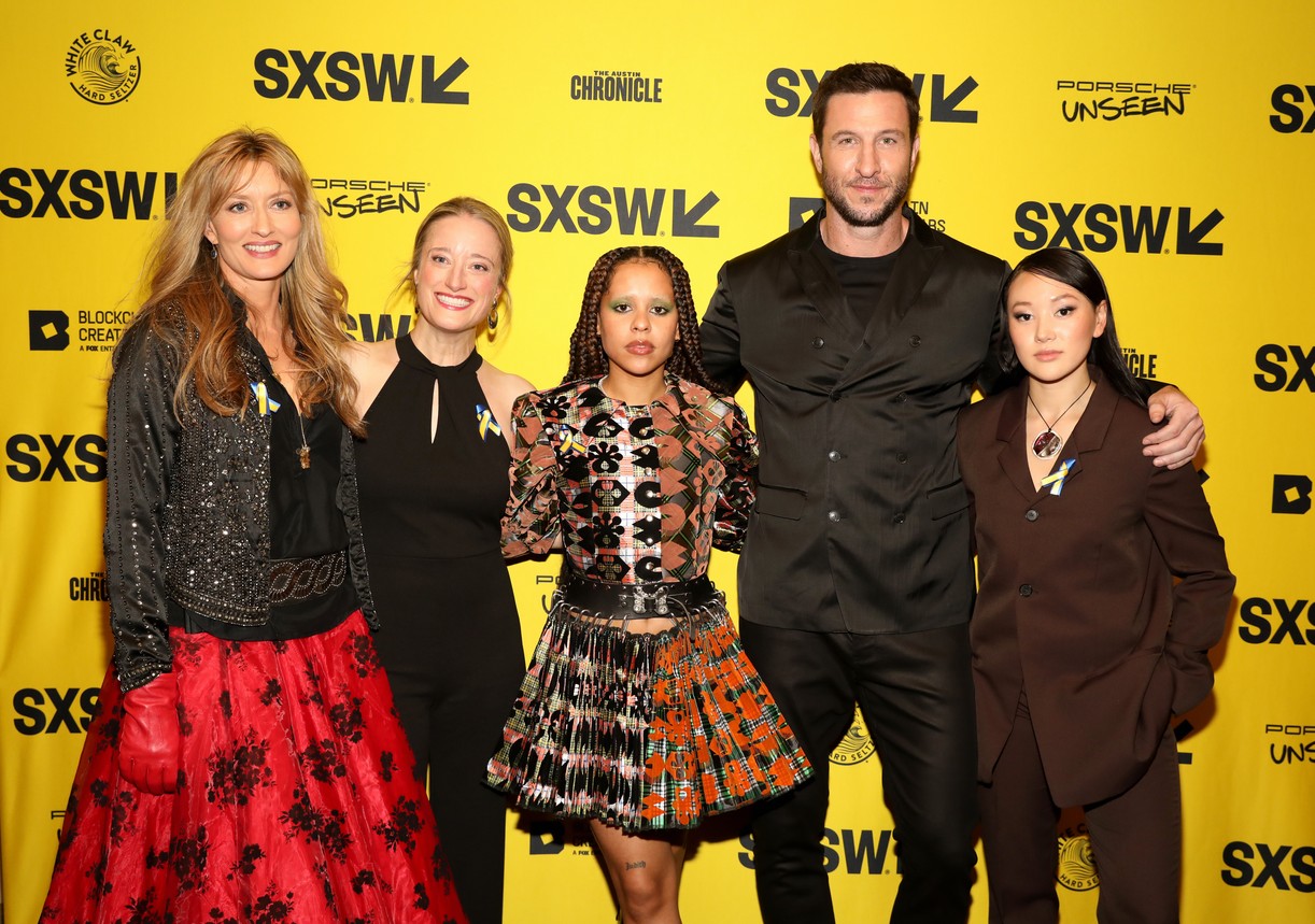 Pablo Schreiber & HALO Cast Support Ukraine With Ribbon Pins at SXSW ...