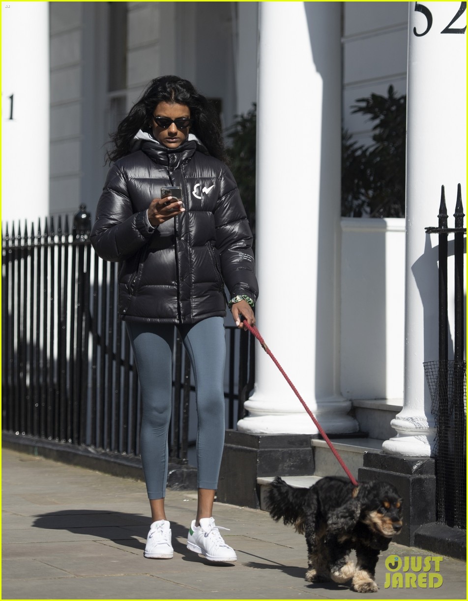 'Bridgerton' Star Simone Ashley Keeps It Low Key While Walking Her Dog ...