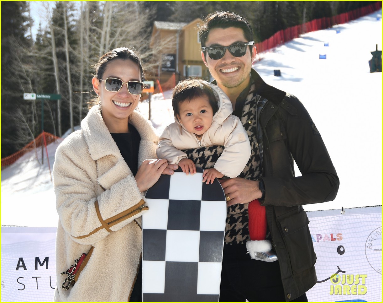 Henry Golding is Joined by Wife Liv Lo & Daughter Lyla at Park City Ski ...