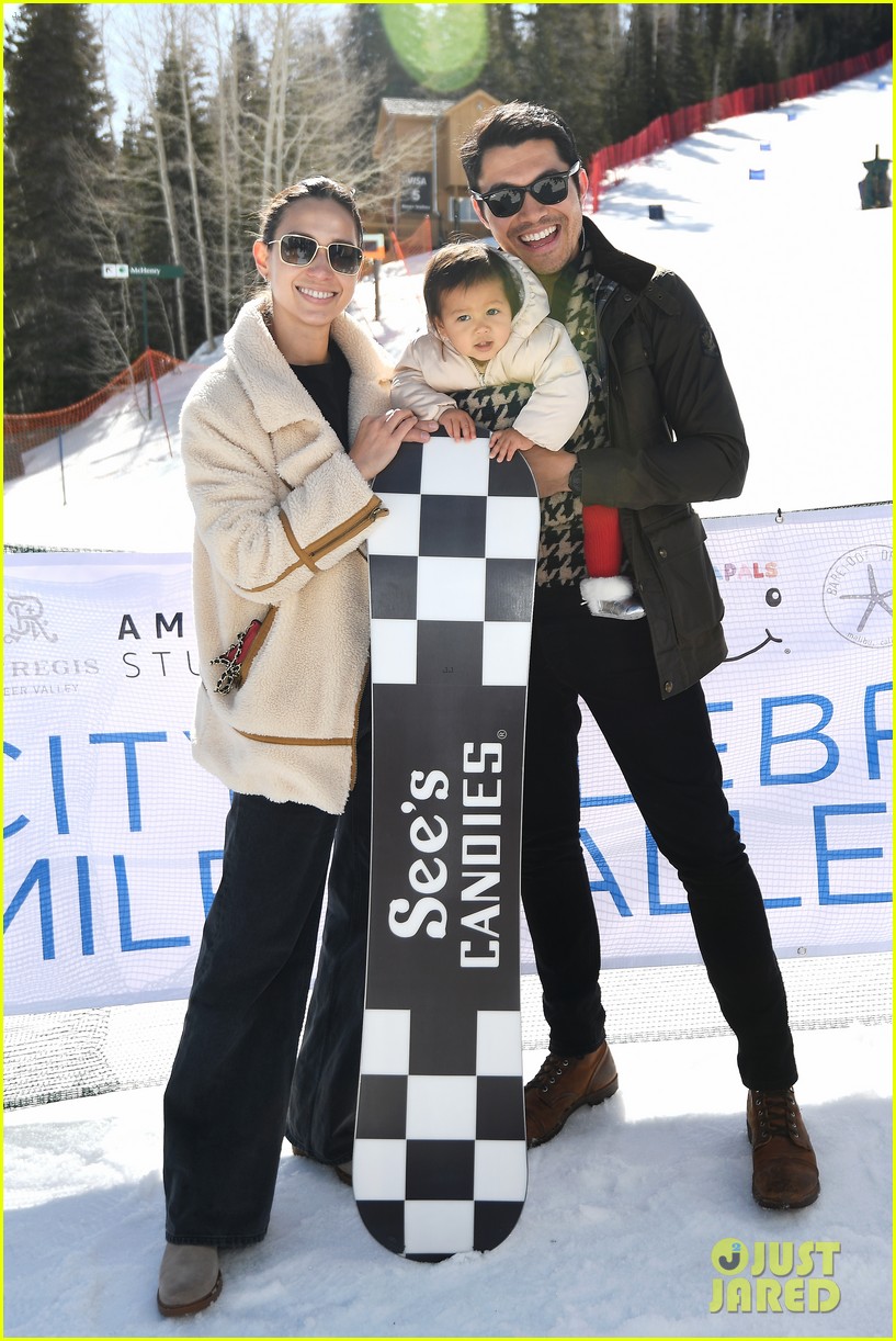 Henry Golding is Joined by Wife Liv Lo & Daughter Lyla at Park City Ski ...
