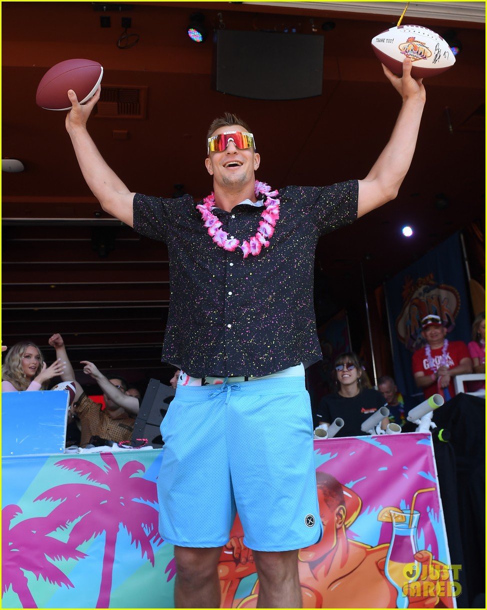 Rob Gronkowski Throws Epic Beach Party In Celebration of NFL Draft 2022 ...
