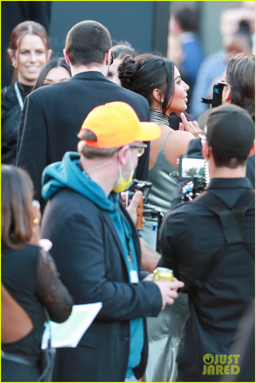 Kim Kardashian Holds Hands with Pete Davidson While Arriving to 'The Kardashians' Premiere ...