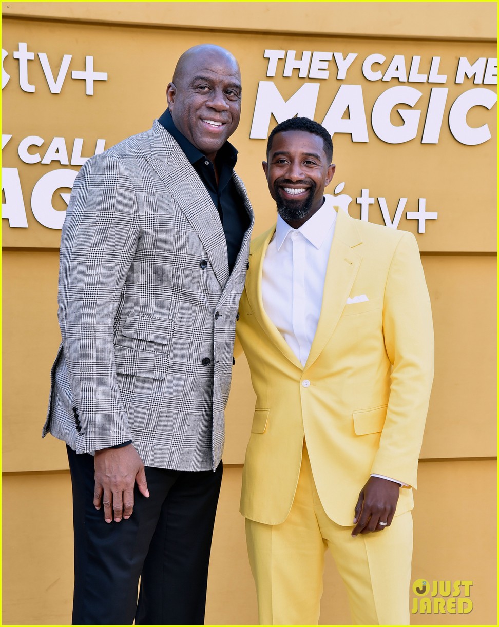 Gabrielle Union & Dwyane Wade Meet Up With Magic Johnson at 'They Call ...