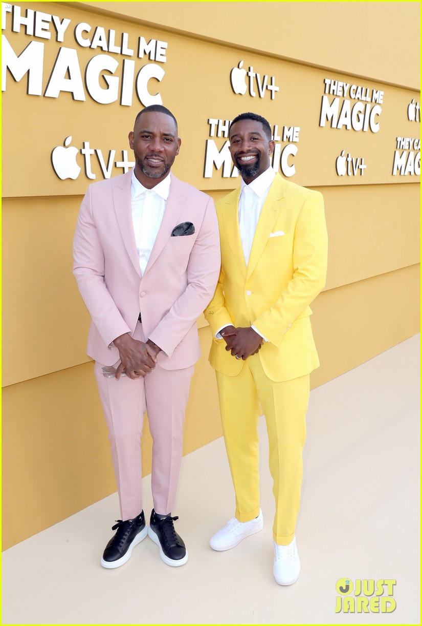 Gabrielle Union & Dwyane Wade Meet Up With Magic Johnson at 'They Call ...