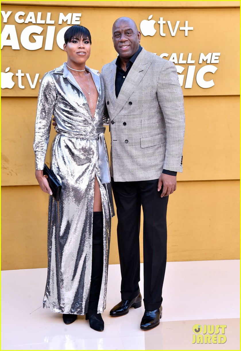 Gabrielle Union & Dwyane Wade Meet Up With Magic Johnson at 'They Call ...