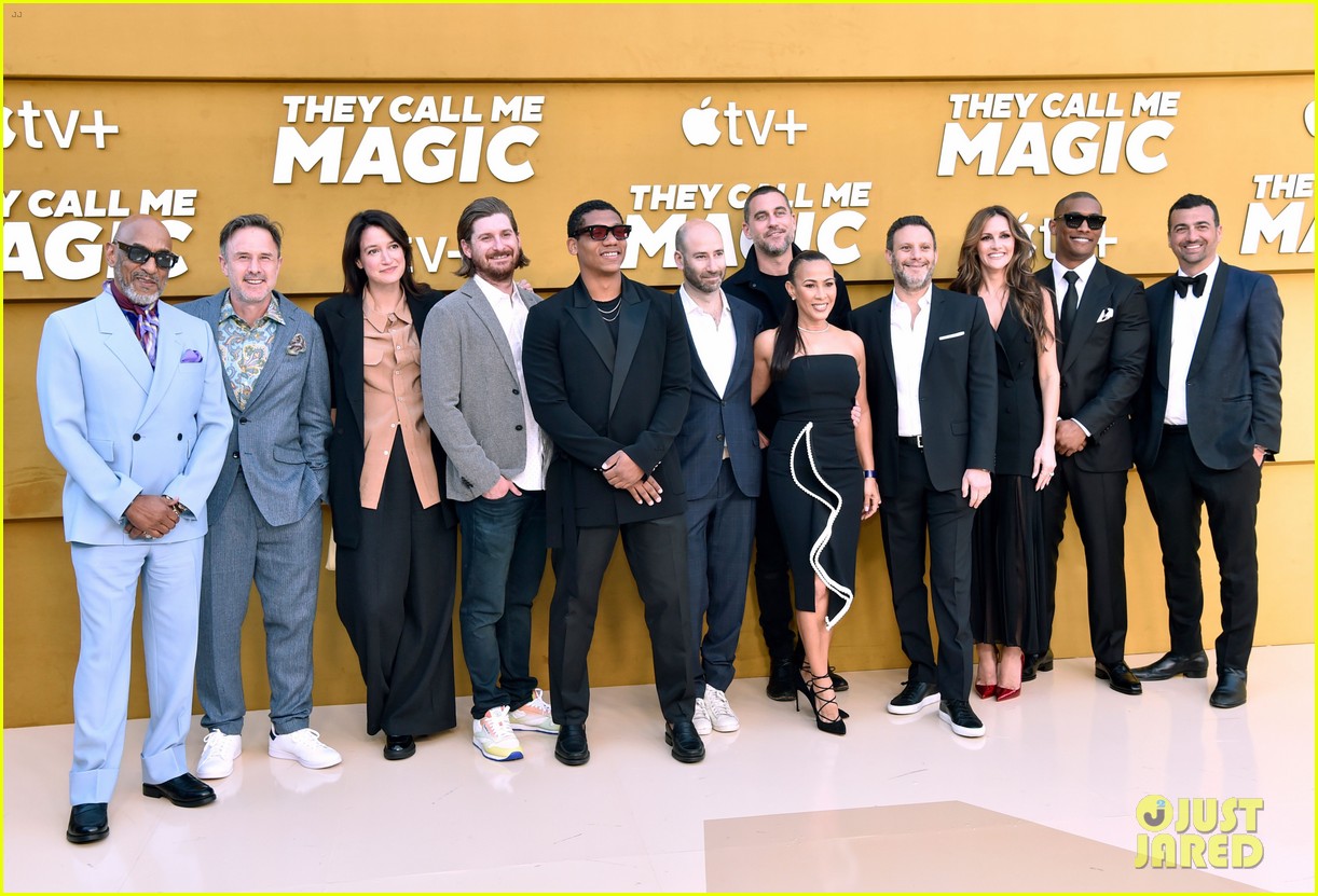 Gabrielle Union & Dwyane Wade Meet Up With Magic Johnson at 'They Call ...