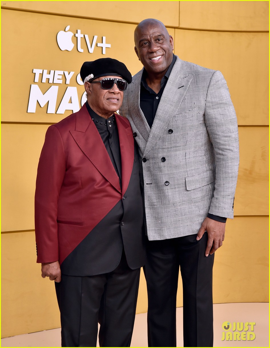 Gabrielle Union & Dwyane Wade Meet Up With Magic Johnson at 'They Call ...