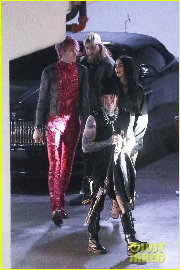 Machine Gun Kelly & Megan Fox Make a Low-Key Exit After His Birthday ...