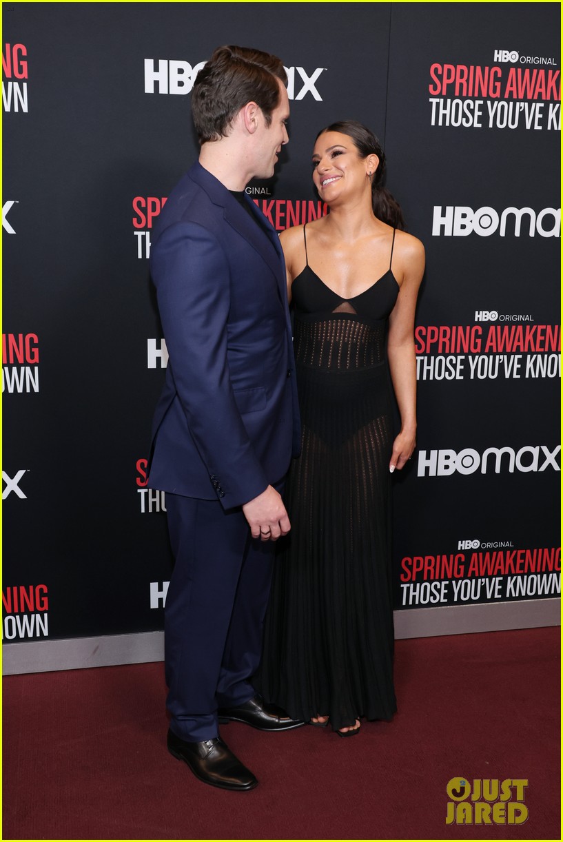 Lea Michele & Jonathan Groff Join 'Spring Awakening' Cast at Premiere ...