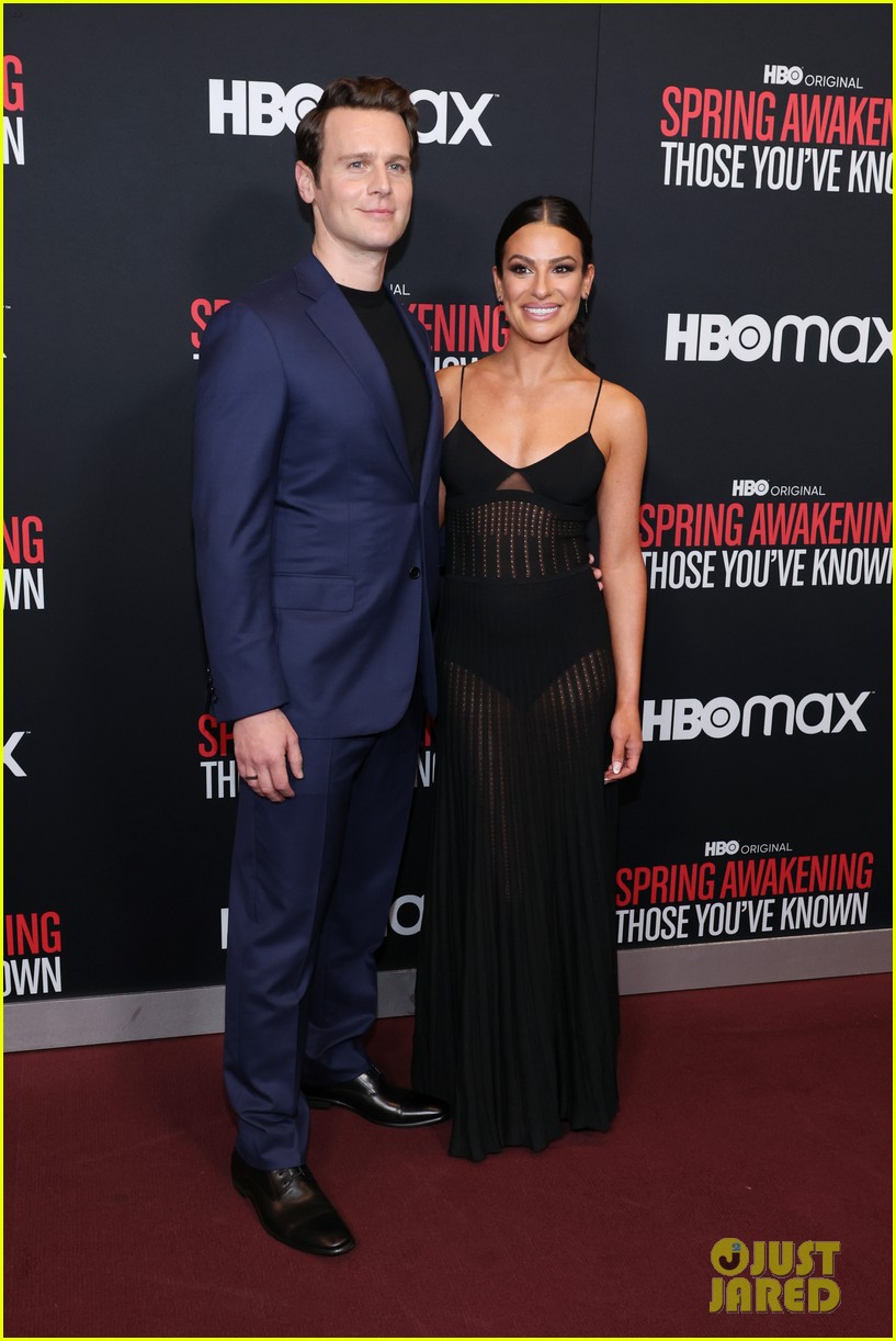 Lea Michele & Jonathan Groff Join 'Spring Awakening' Cast at Premiere ...