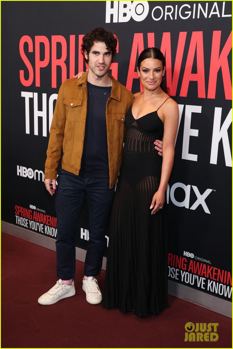 Lea Michele & Jonathan Groff Join 'Spring Awakening' Cast at Premiere ...