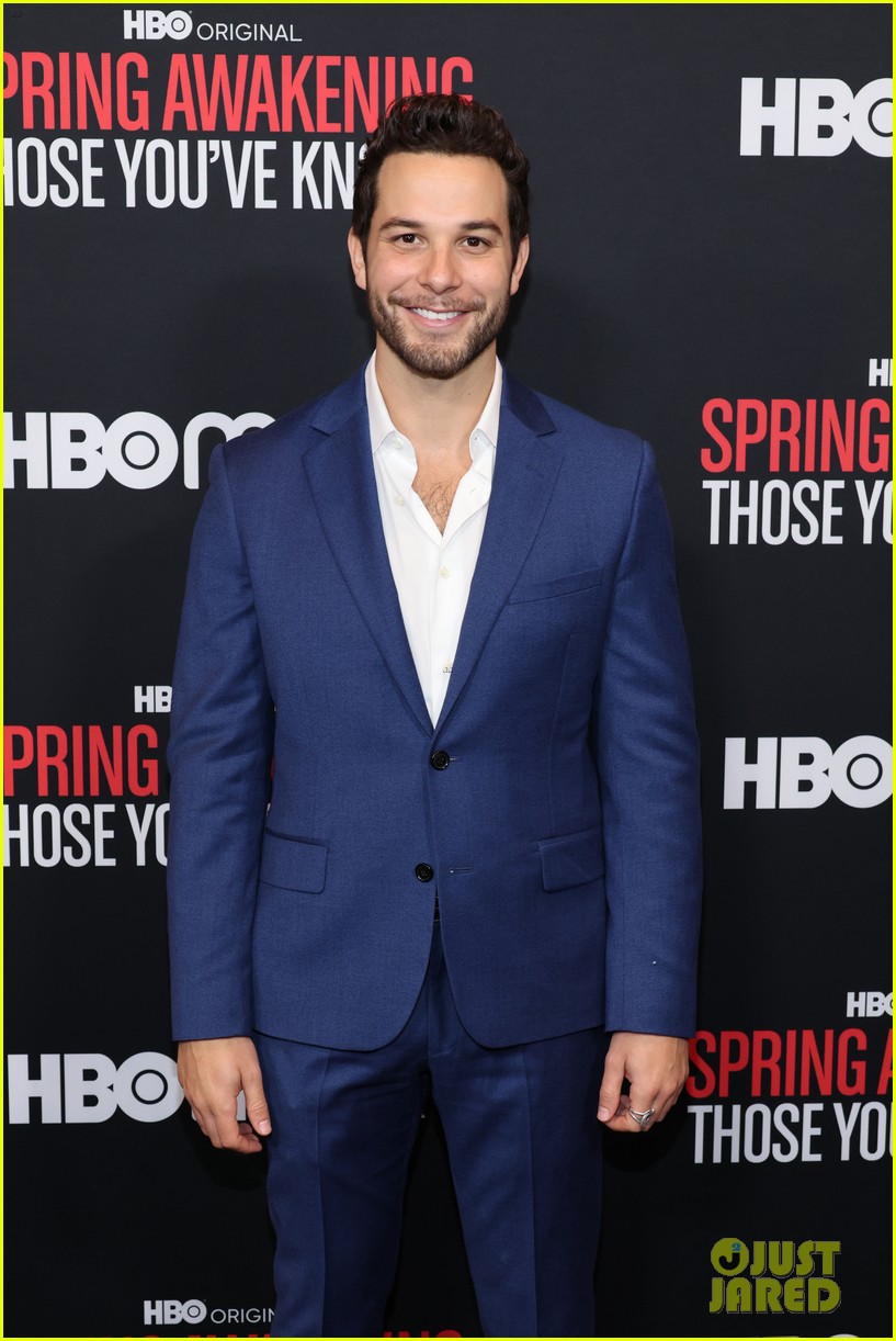 Lea Michele & Jonathan Groff Join 'Spring Awakening' Cast at Premiere ...