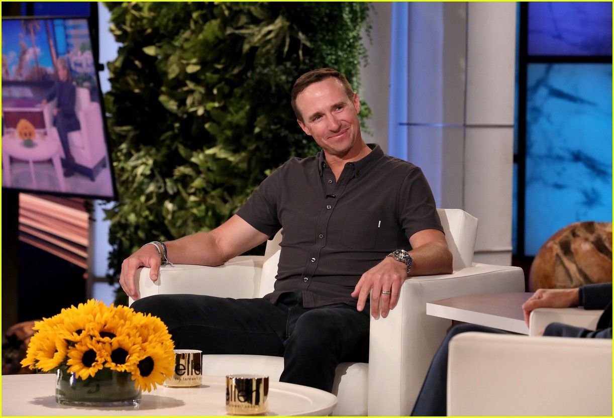 Drew Brees Gives Advice to Ellen DeGeneres as She Nears the End of Her ...