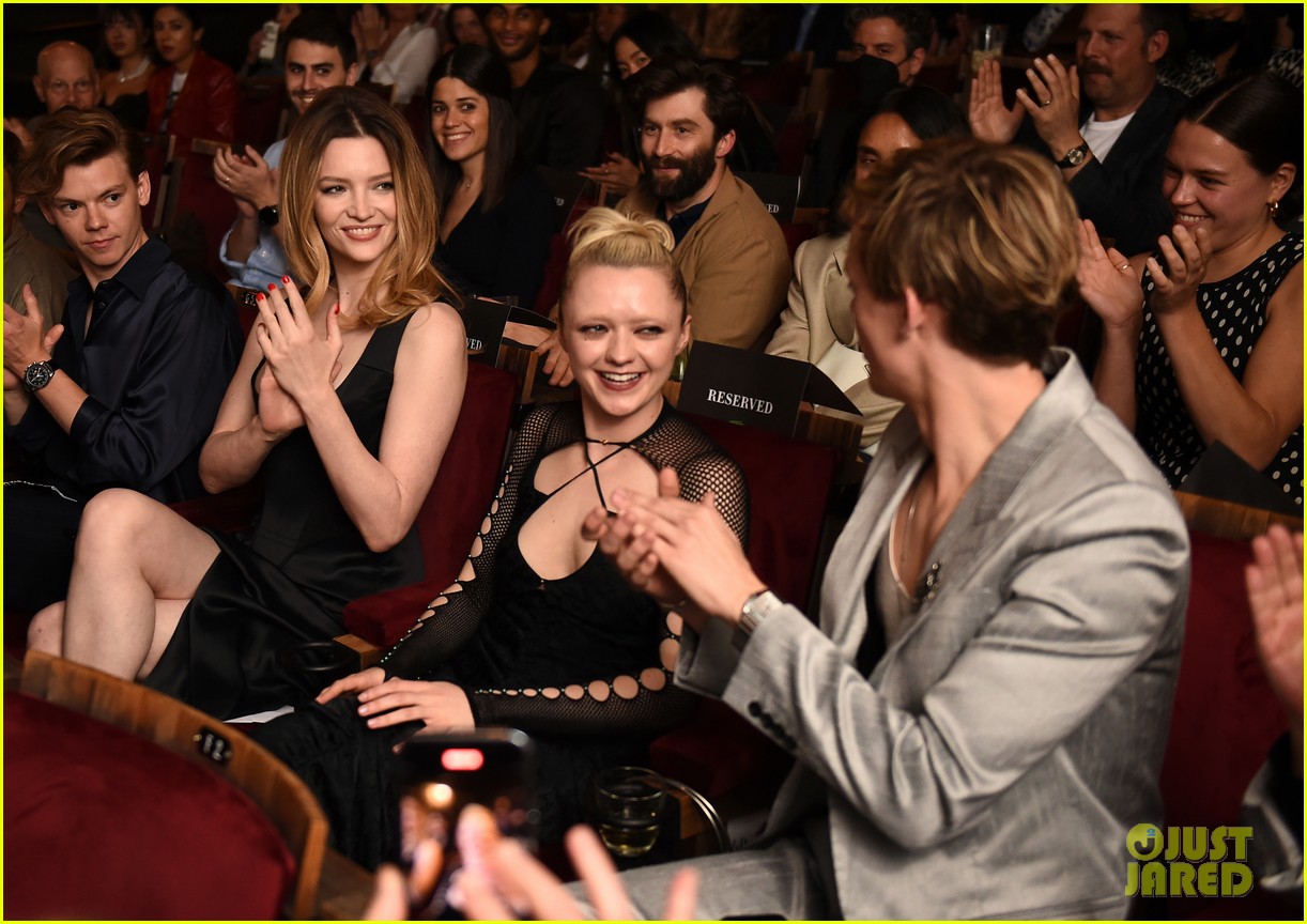 Thomas Brodie-Sangster & Talulah Riley Couple Up at Their 'Pistol ...