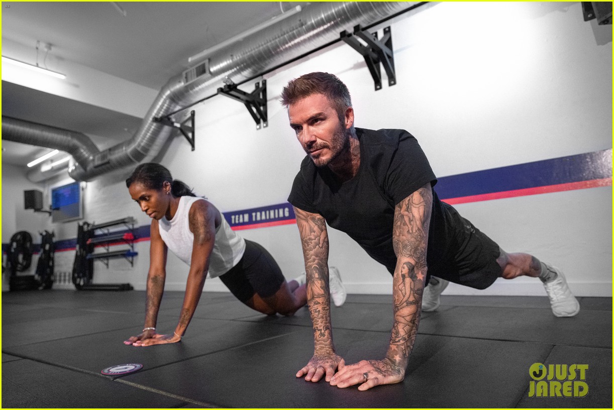 David Beckham Goes Through His Signature Workout at DB45 Launch Event ...