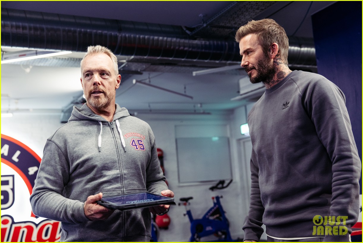 David Beckham Goes Through His Signature Workout at DB45 Launch Event ...