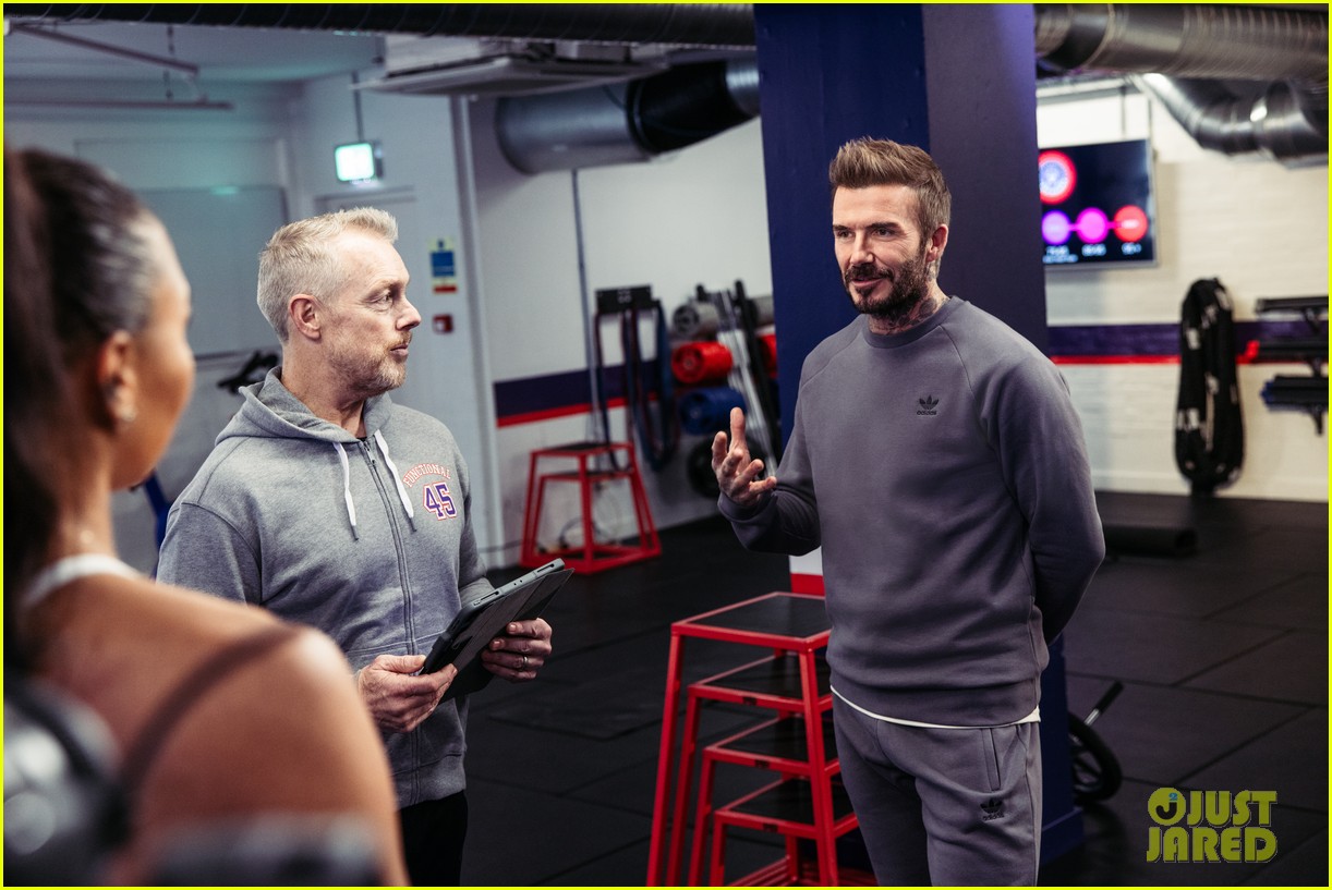 David Beckham Goes Through His Signature Workout at DB45 Launch Event ...
