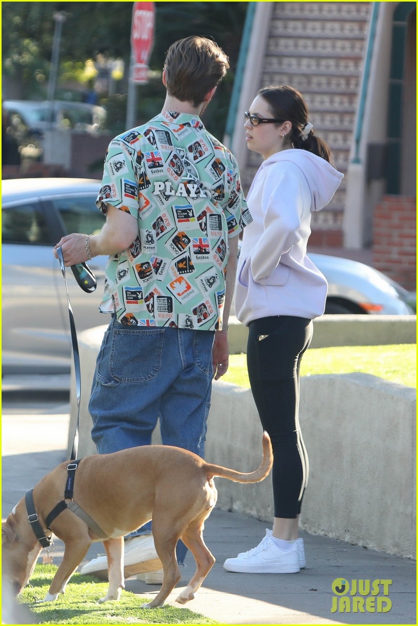 Finneas & Girlfriend Claudia Sulewski Take Their Dog for Afternoon Walk ...