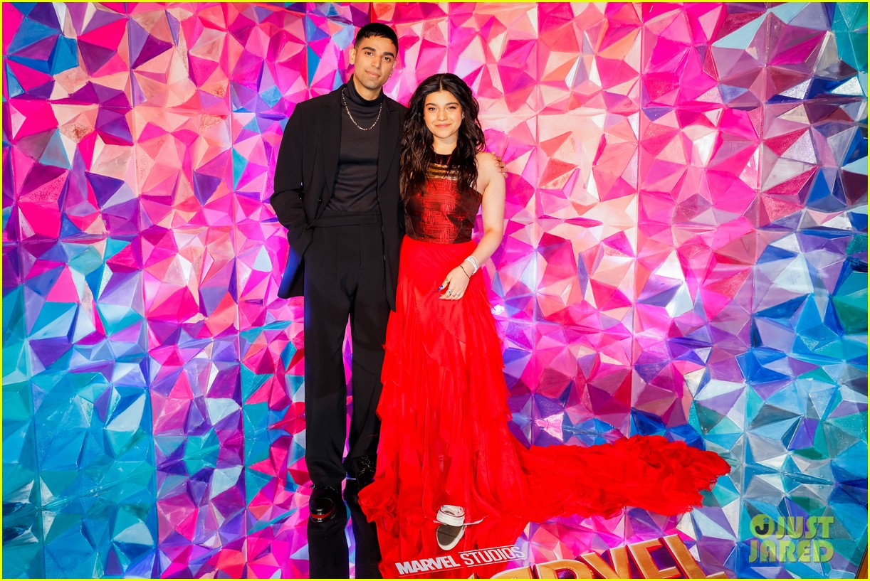 Iman Vellani Joins Co-Star Rish Shah at 'Ms Marvel' Premiere in London ...