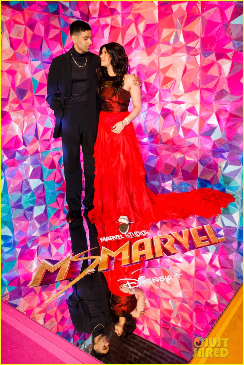 Iman Vellani Joins Co-Star Rish Shah at 'Ms Marvel' Premiere in London ...