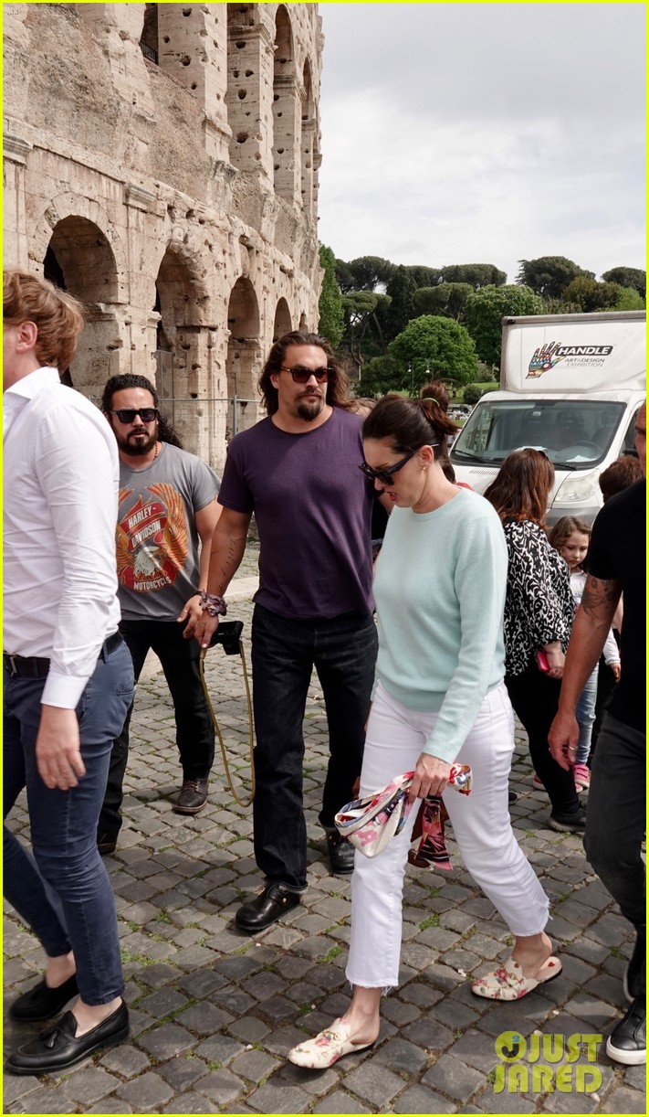 Jason Momoa Was Blown Away By The Sight of The Colosseum in Rome & His ...