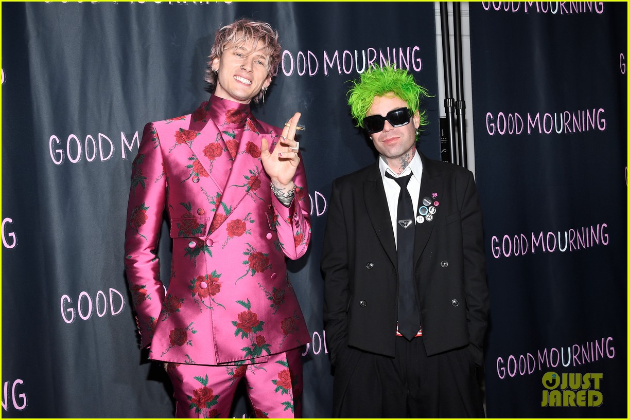 Machine Gun Kelly Lights Up at 'Good Mourning' Premiere with Fiancee ...