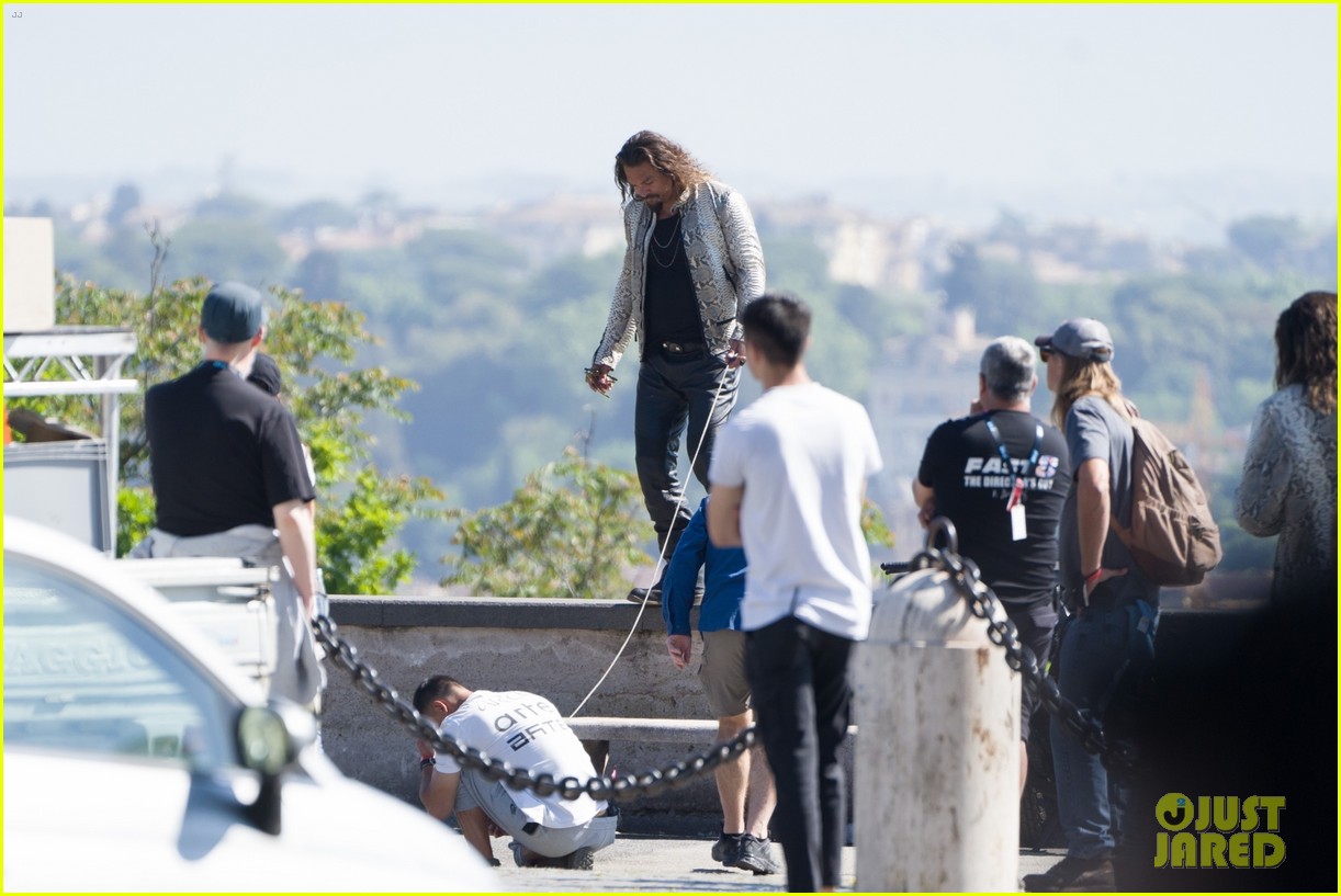 Jason Momoa Spotted Filming 'Fast X' Scenes in Rome With His Body ...