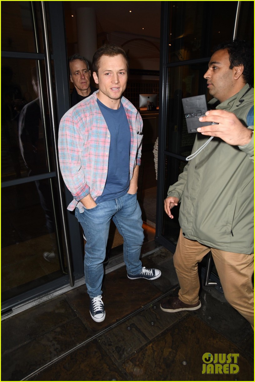Taron Egerton Makes Rare Appearance After Announcing Exit from 'Cock ...
