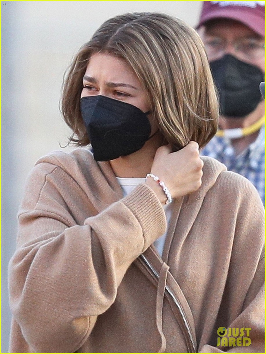 Zendaya Arrives on Set for Another Day of Filming 'Challengers' Outside ...