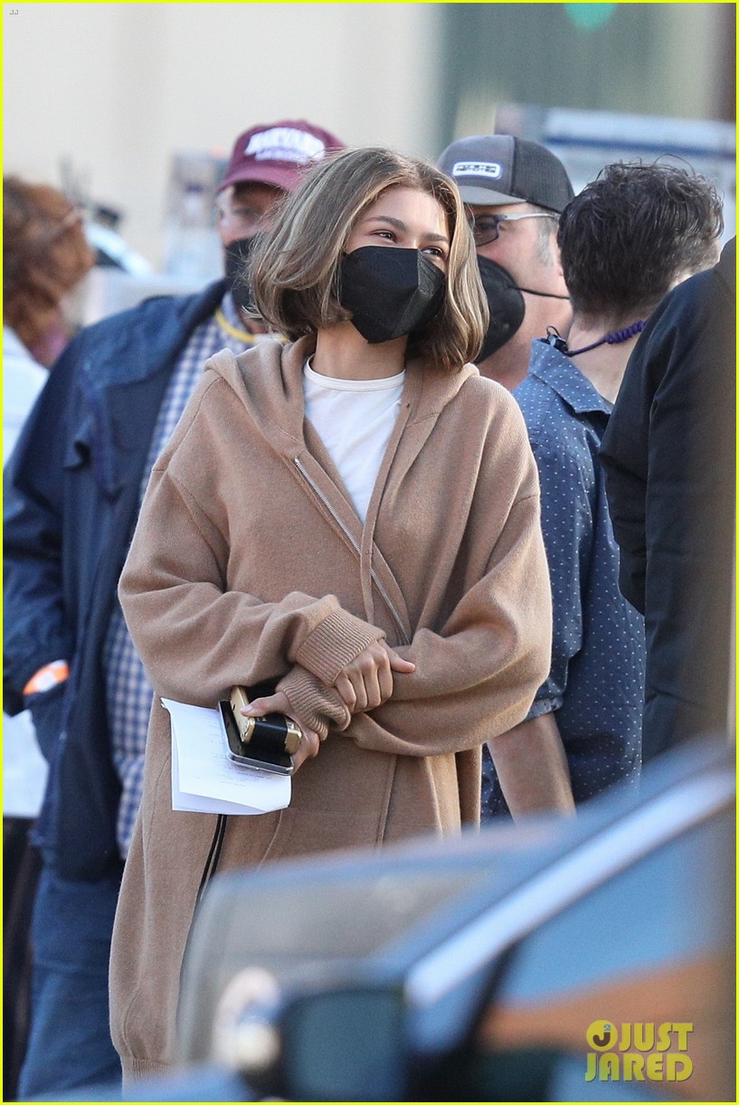 Zendaya Arrives on Set for Another Day of Filming 'Challengers' Outside ...