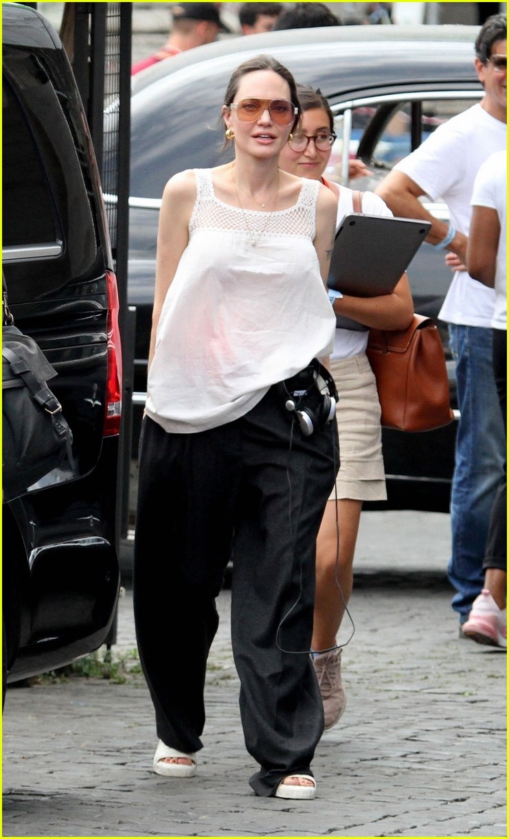 Angelina Jolie Is Hard at Work Directing Her New Movie in Italy: Photo ...