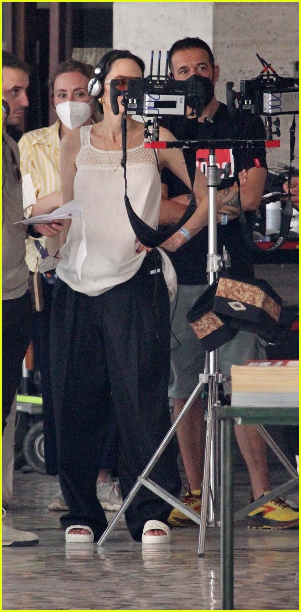 Angelina Jolie Is Hard at Work Directing Her New Movie in Italy: Photo ...