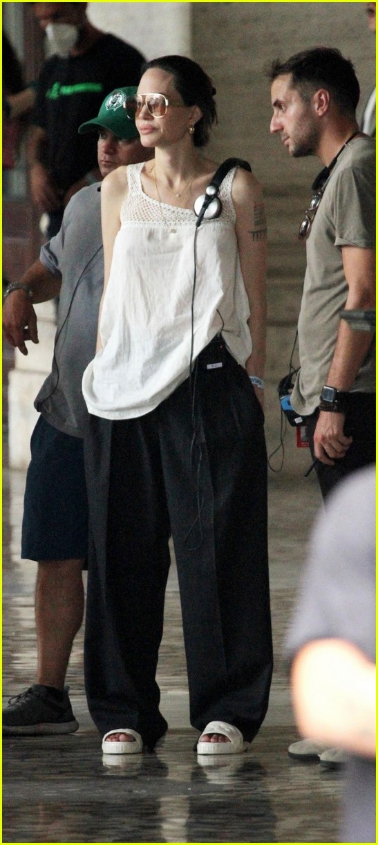 Angelina Jolie Is Hard at Work Directing Her New Movie in Italy: Photo ...