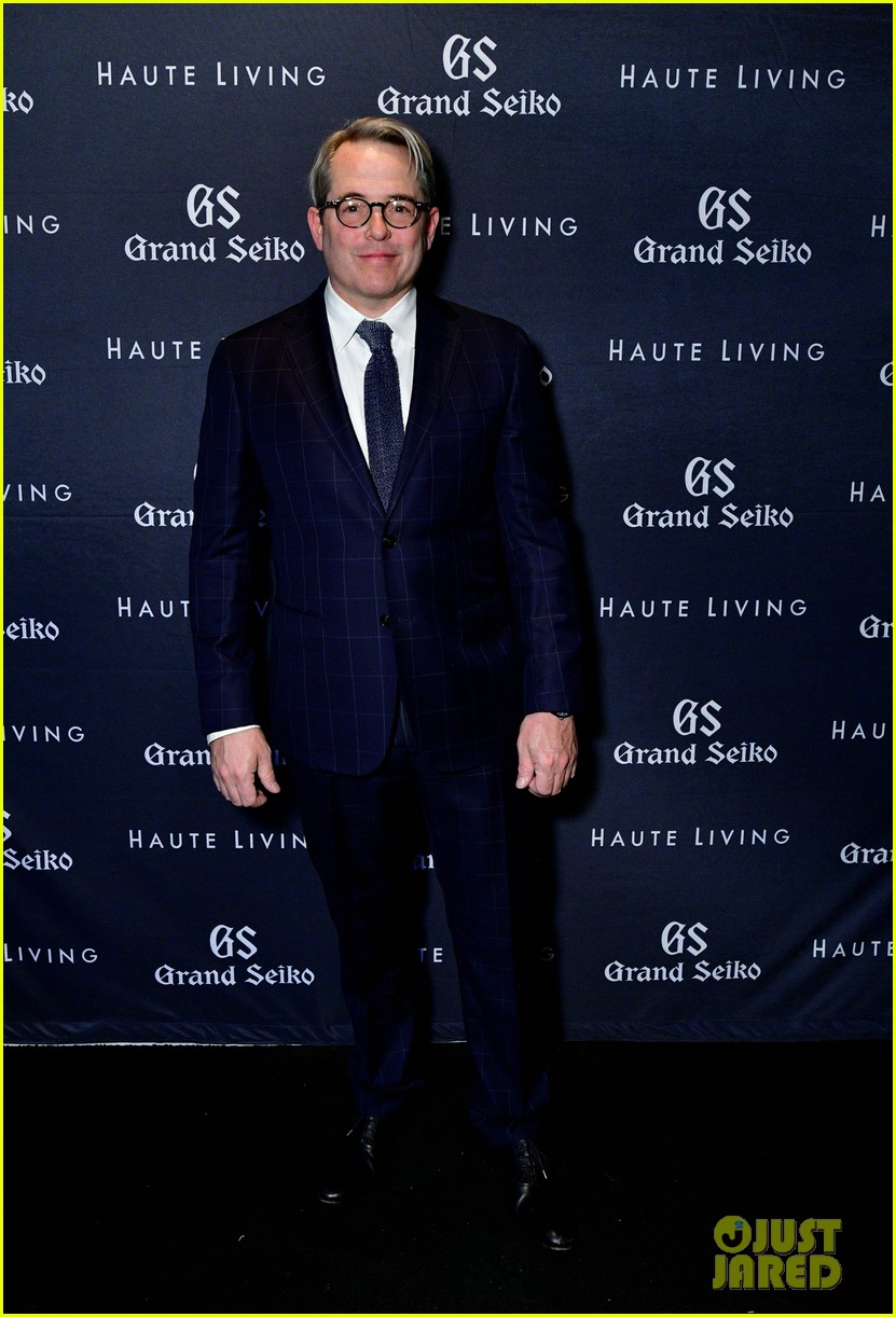 Matthew Broderick Celebrates Haute Living Magazine Cover with Son James ...
