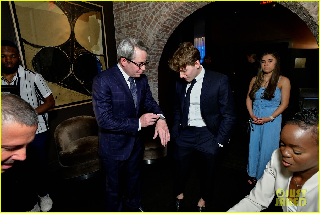 Matthew Broderick Celebrates Haute Living Magazine Cover with Son James ...
