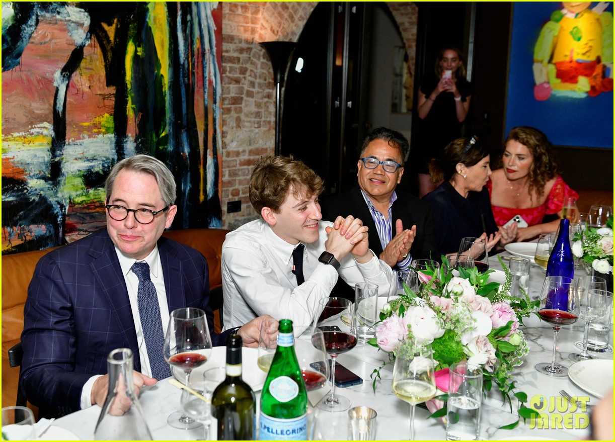 Matthew Broderick Celebrates Haute Living Magazine Cover with Son James ...