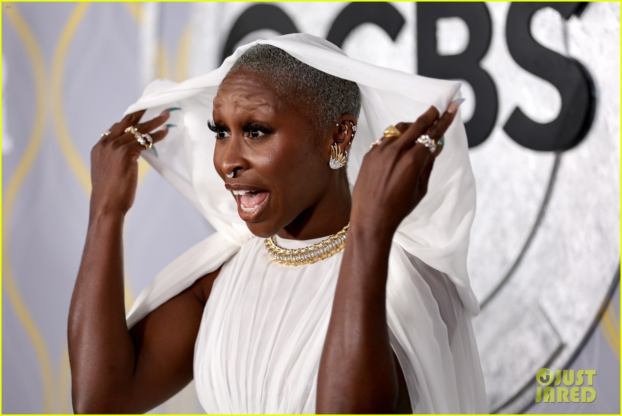 Cynthia Erivo Gives Off Angelic Vibes in Hooded Gown at Tony Awards ...