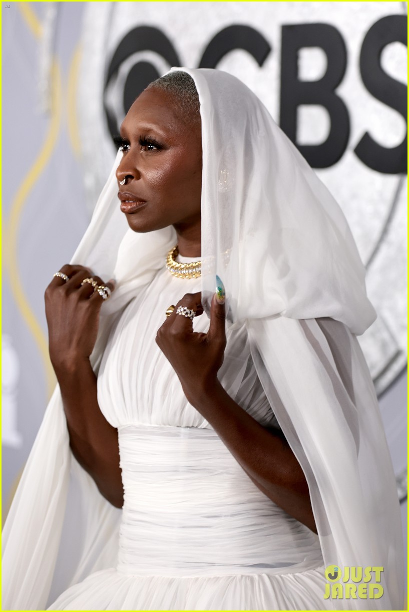 Cynthia Erivo Gives Off Angelic Vibes in Hooded Gown at Tony Awards ...