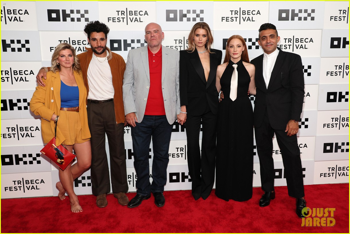 Jessica Chastain Rocks White Tie Dress For 'The Forgiven's Tribeca ...