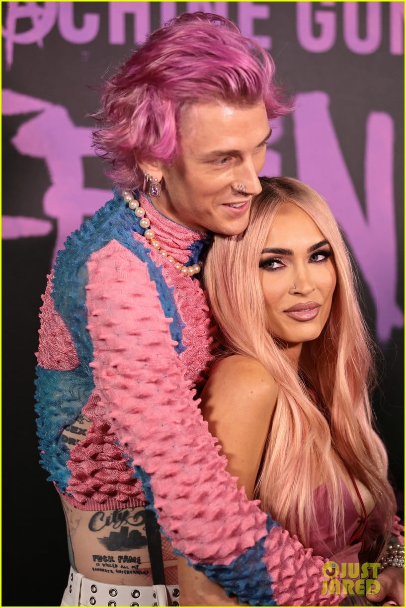 Machine Gun Kelly & Megan Fox Match in Pink at His 'Life in Pink ...